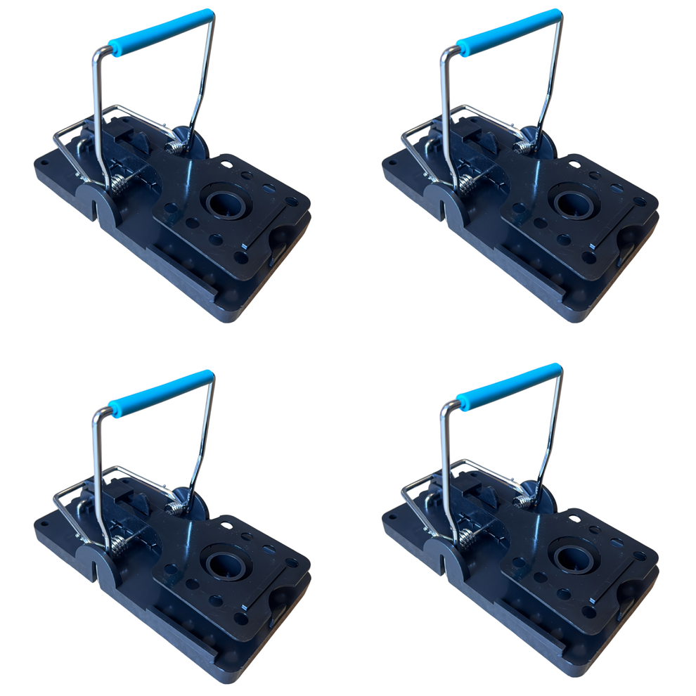 4x Rat Traps - The Blue Bar Snap Back Rat Trap from Pest Interceptors ...