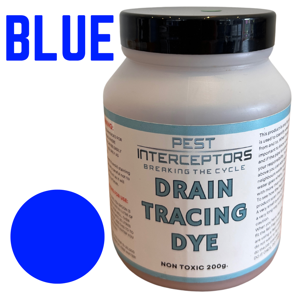 DRAIN DYE 200G (BLUE) – PEST INTERCEPTORS