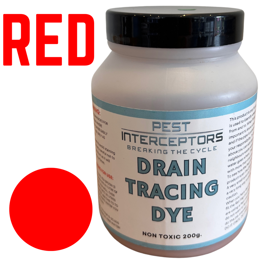 DRAIN DYE 200G (RED) – PEST INTERCEPTORS