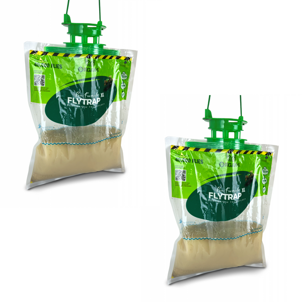 None - Toxic Fly Trap 2 pack For use on farm buildings, animal housing ...